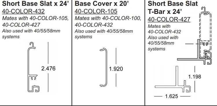 Bottom Slat with Cover