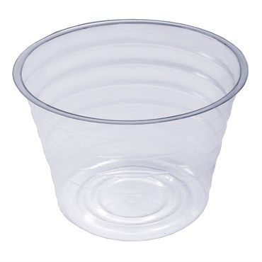 5 CWP Clear Deep Plastic Saucer
