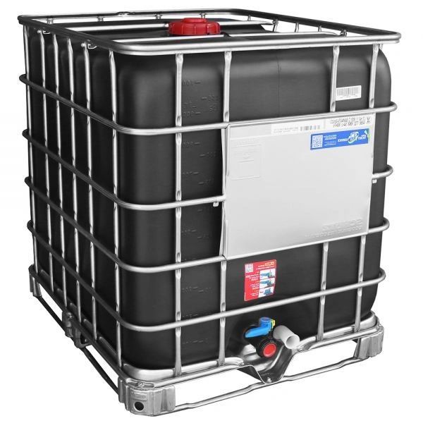 Black 275 Gallon IBC Tote - Used (blocks sunlight, no algae inside)