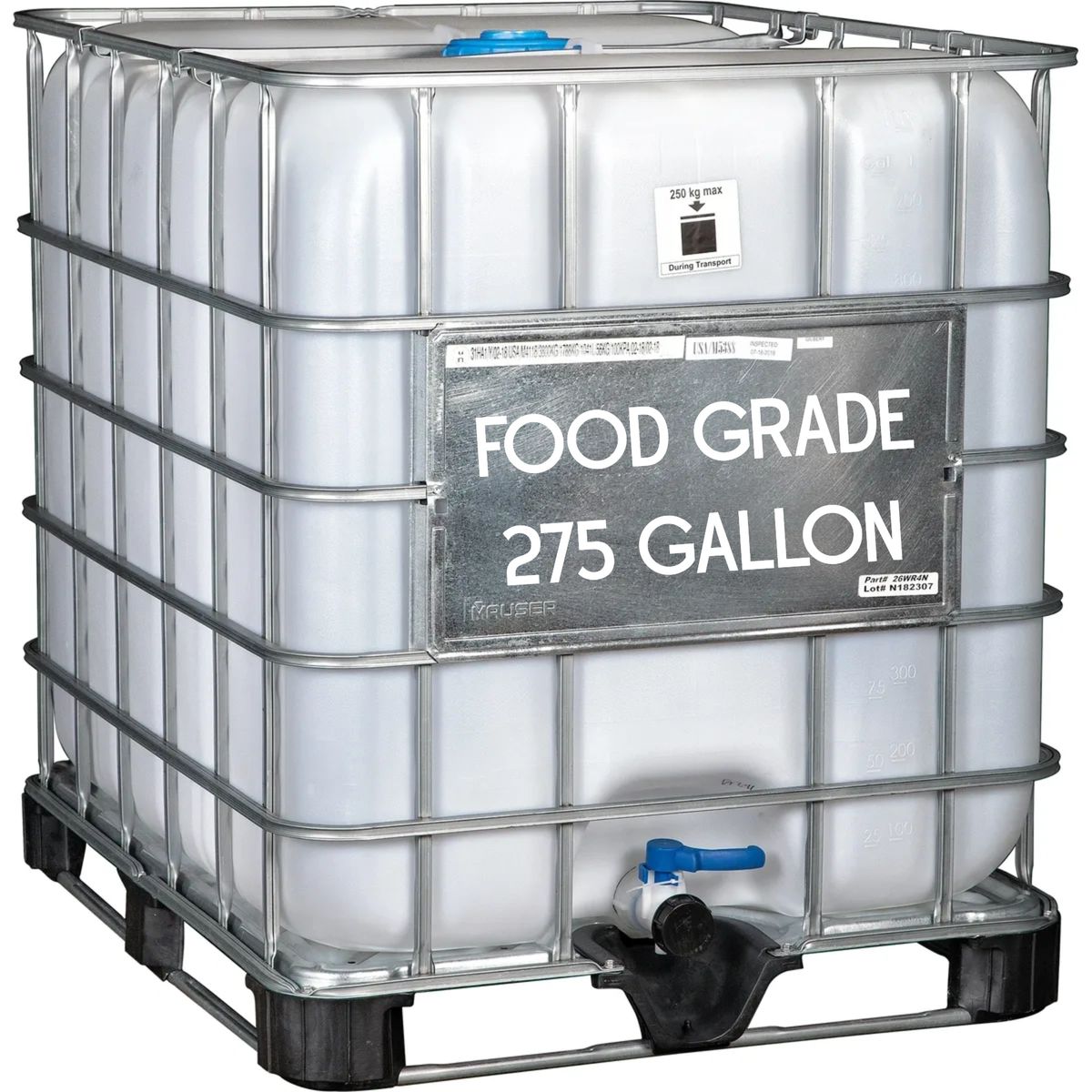 275 Gallon Food Grade IBC Tote - Used Previous Contained Food Products