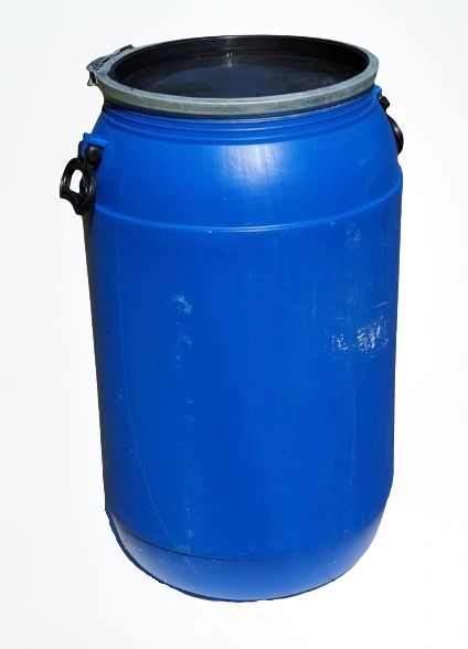 20 Gallon Plastic Barrel Open Top + Locking Lid - Used Previous Food Grade