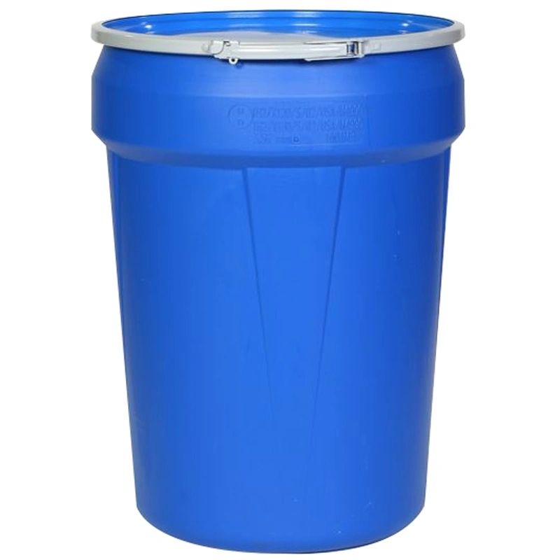 30 Gallon Plastic Barrel Open Top + Locking Lid (Plastic Ring ...