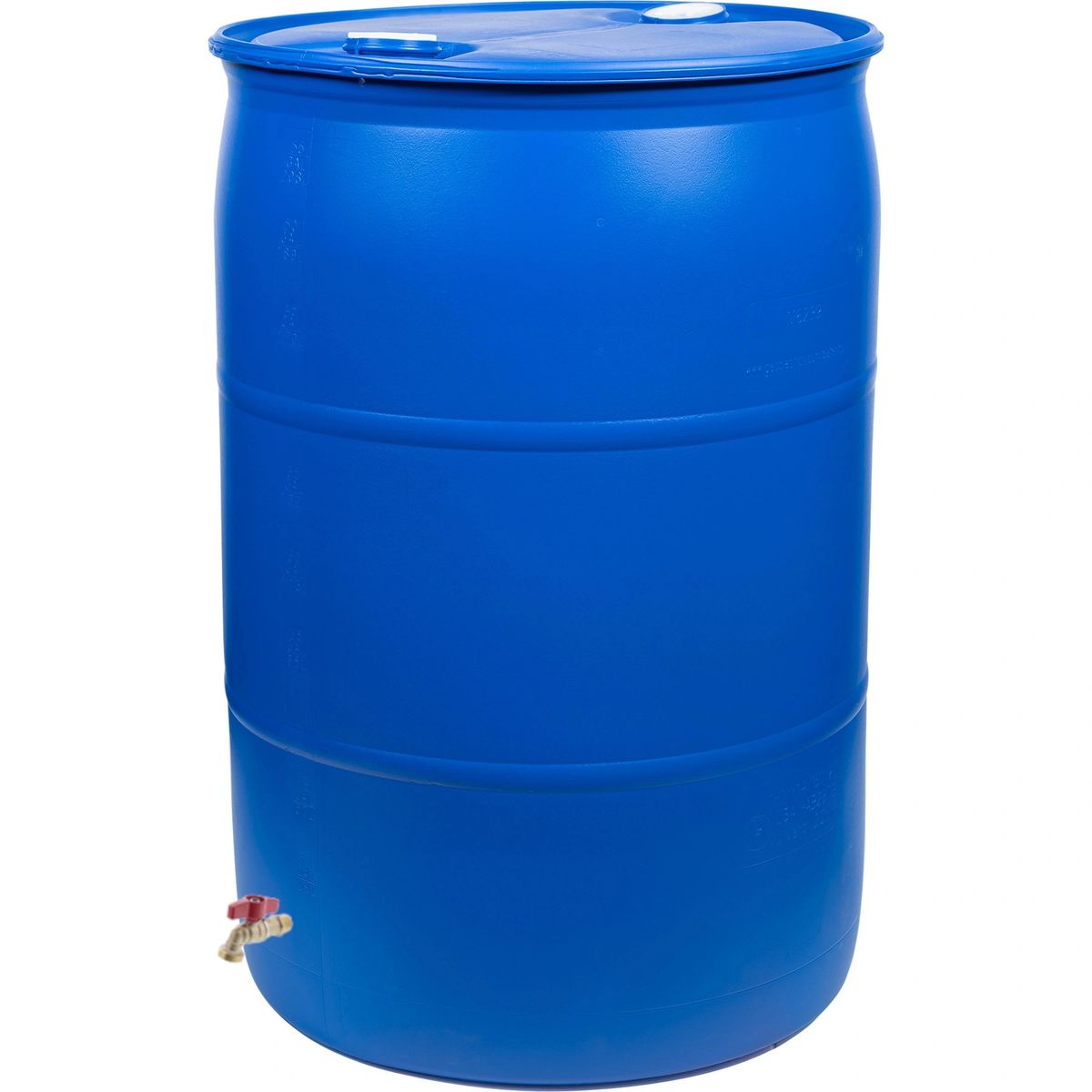 55 Gallon Rain Barrel - Blue