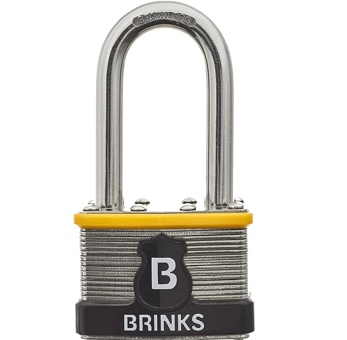Stainless Steel Laminated Brinks Commercial Padlock