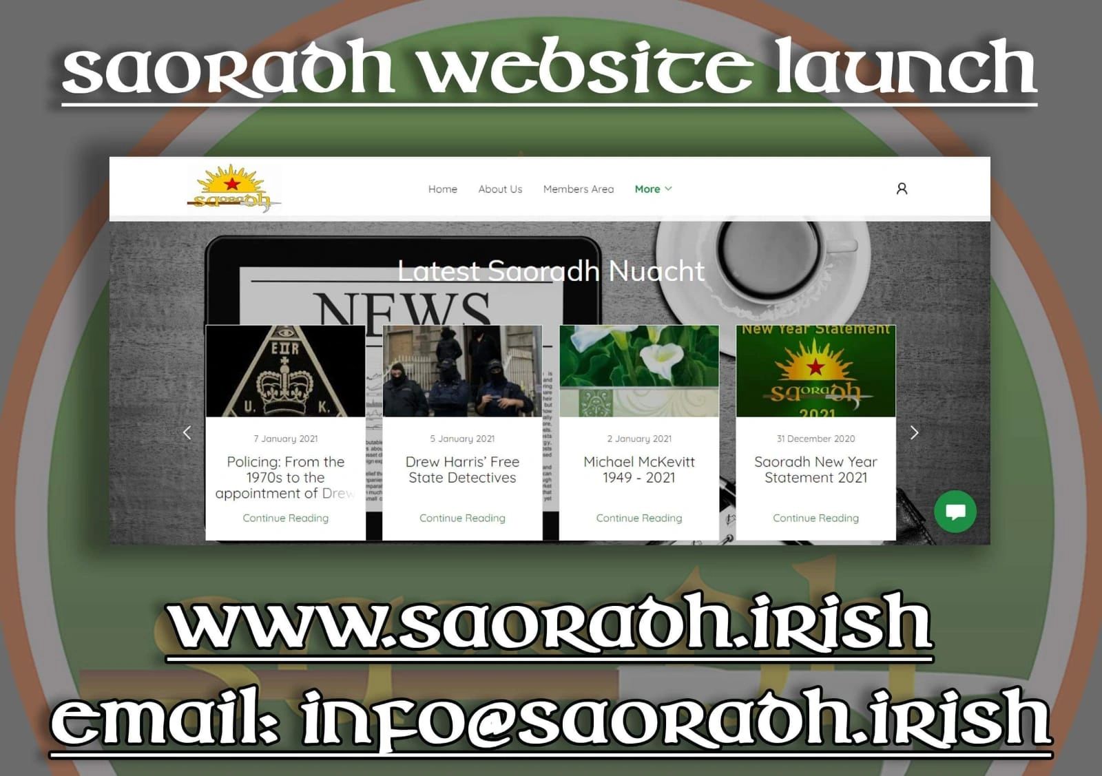 Saoradh Officially Launch New Website