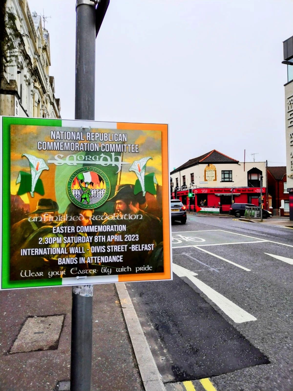 Saoradh Belfast Continue To Advertise National Commemoration