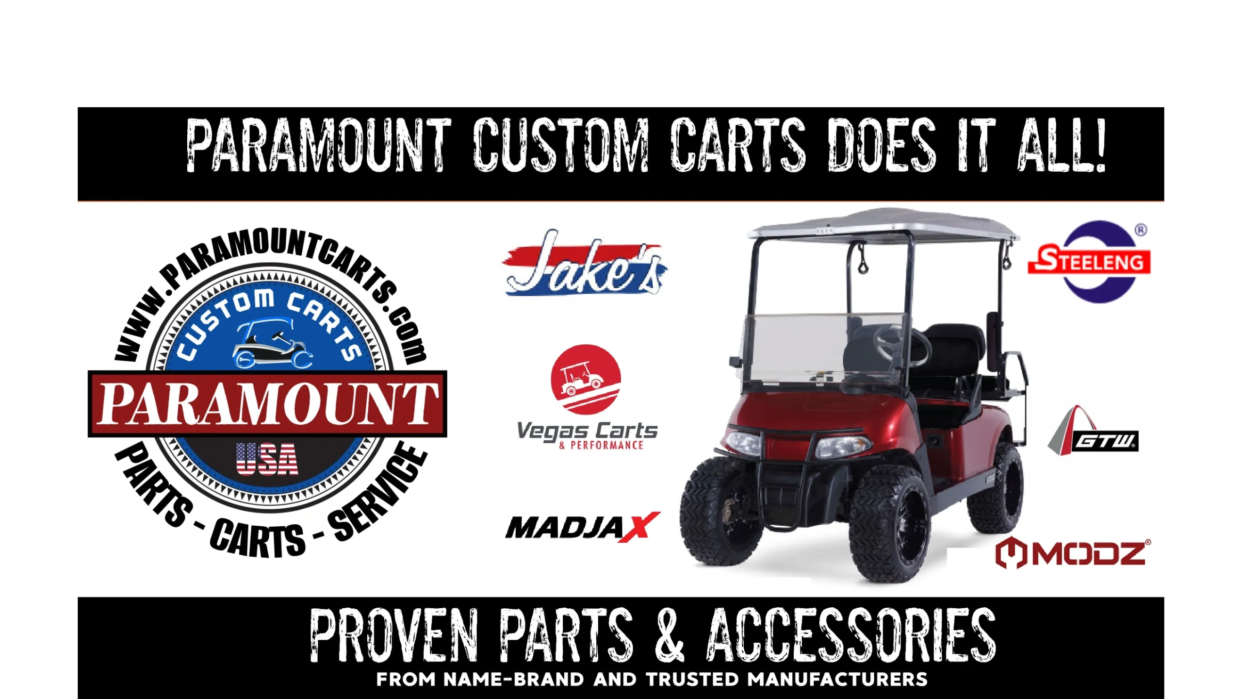 PARAMOUNT CUSTOM CARTS, LLC - Custom Golf Carts, Lift Kits