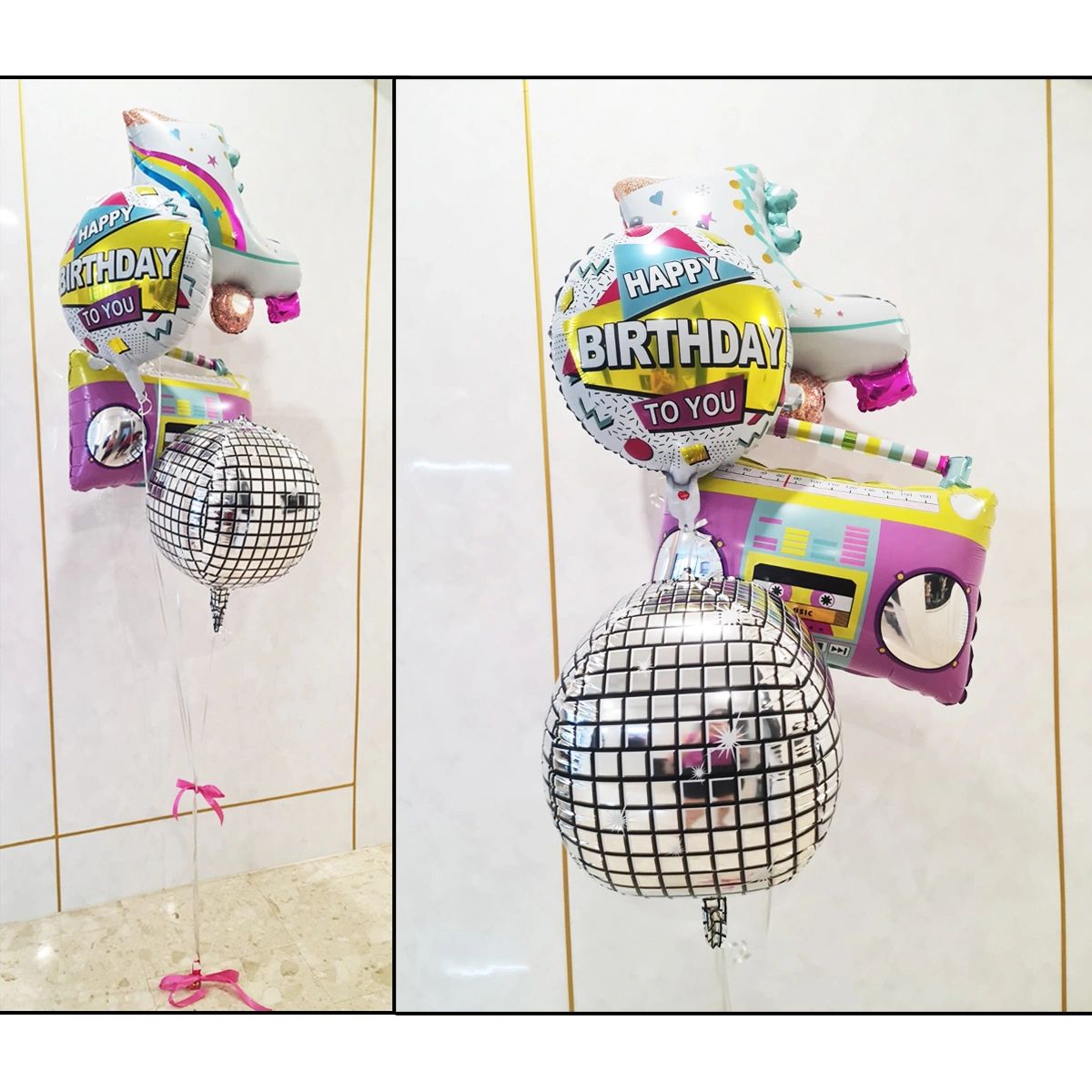 Disco Party Balloons Set of 4