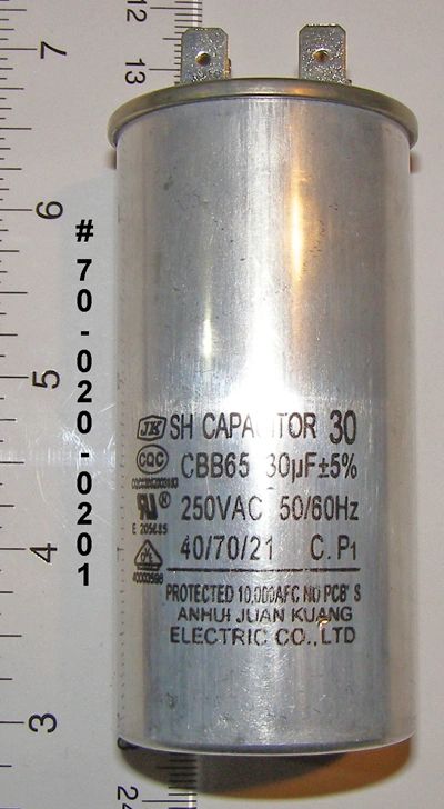 SHP Capacitor 70-020-0201 125-215k Pro Temp 3820-0143-00 30 ohm 21-8903