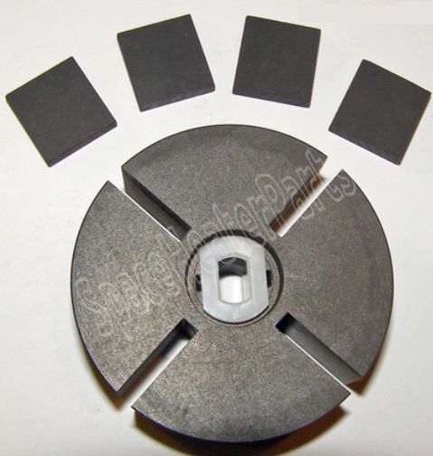 SHP Rotor Kit 3/4" Thick 2 1/8" Diameter M22456-3 with blades 71-022-1400