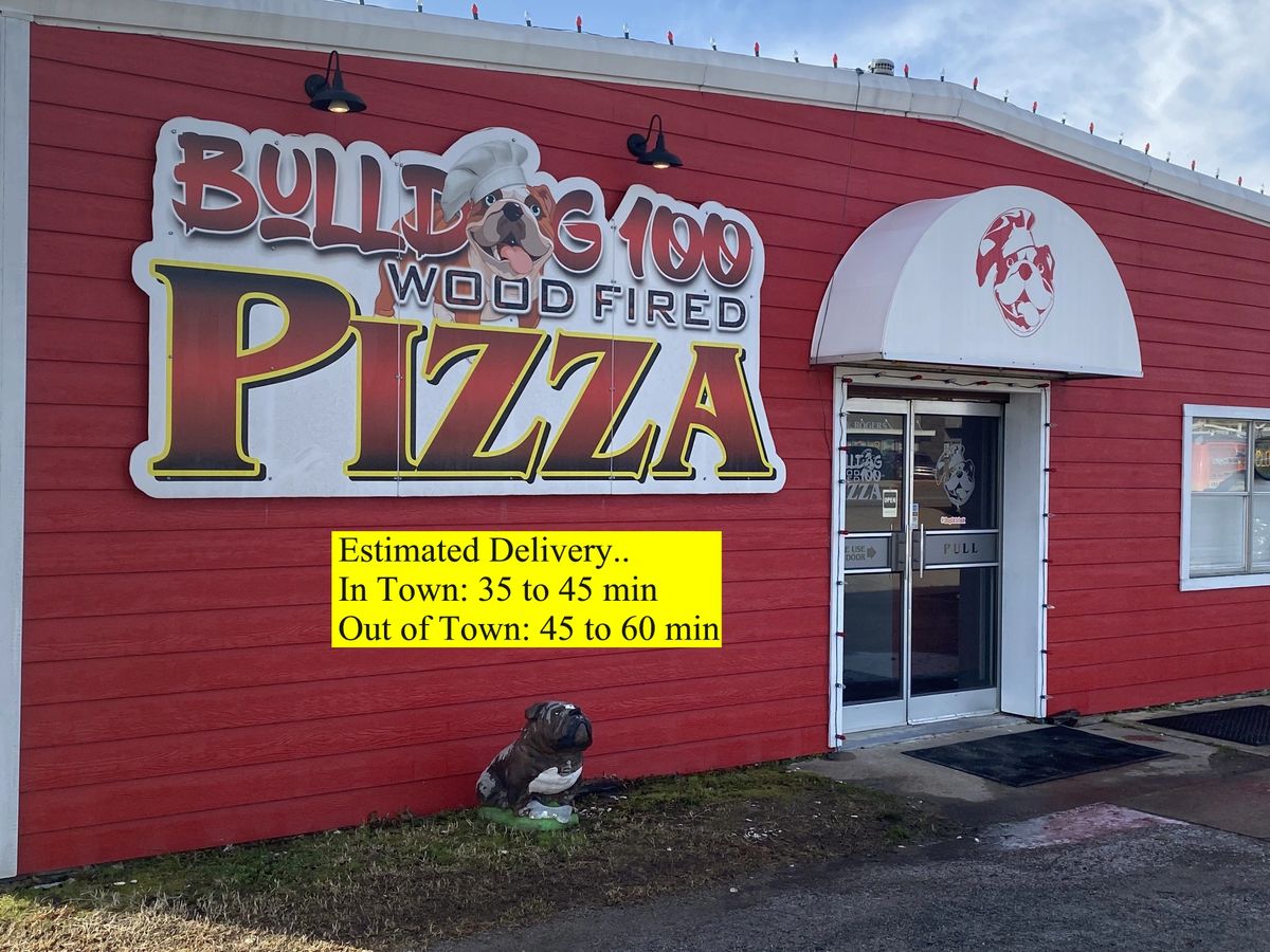 Bulldog 100 Pizza ® Pick-Up & Delivery (Click)