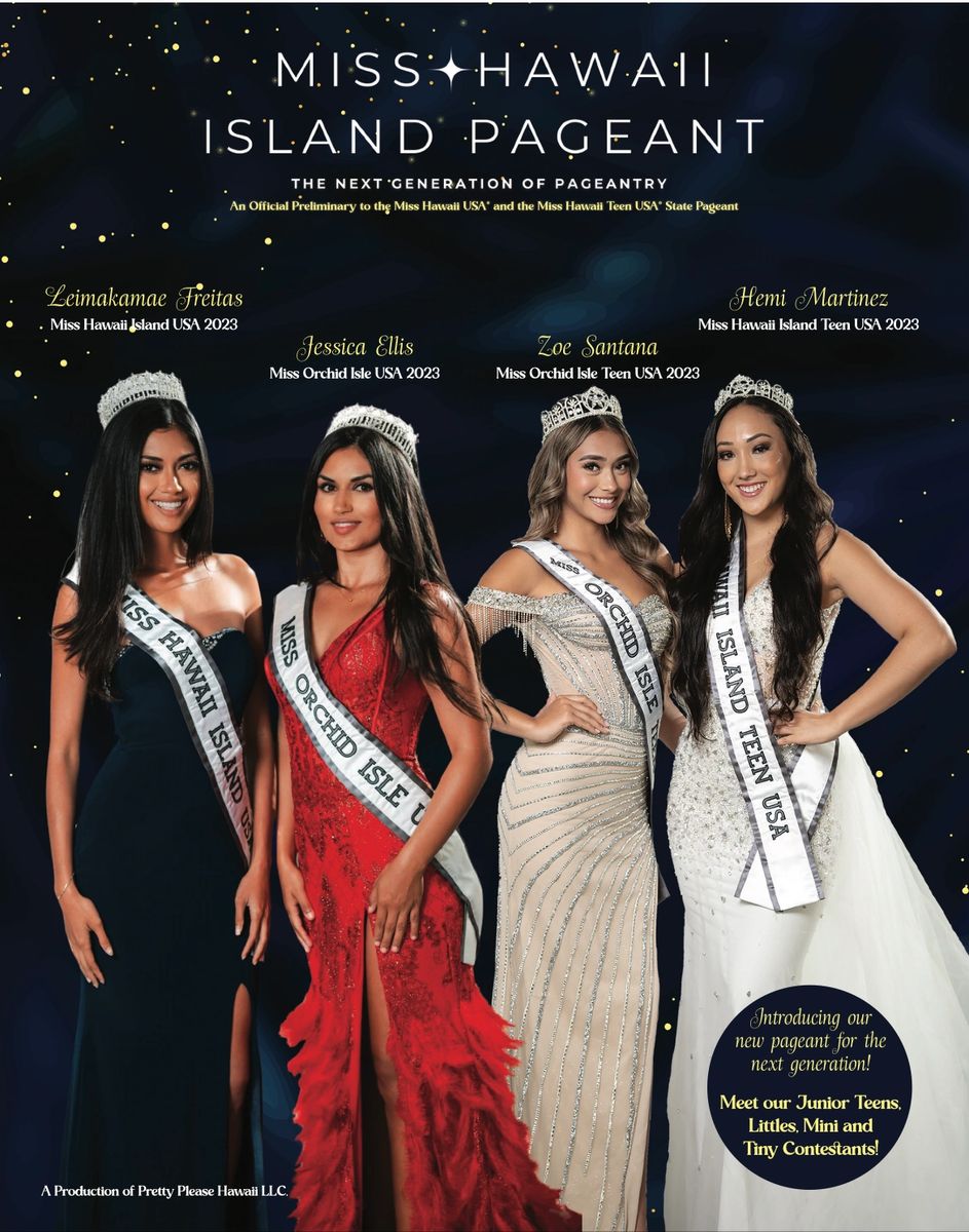 2024 Miss Hawaii Island Pageant Program Book