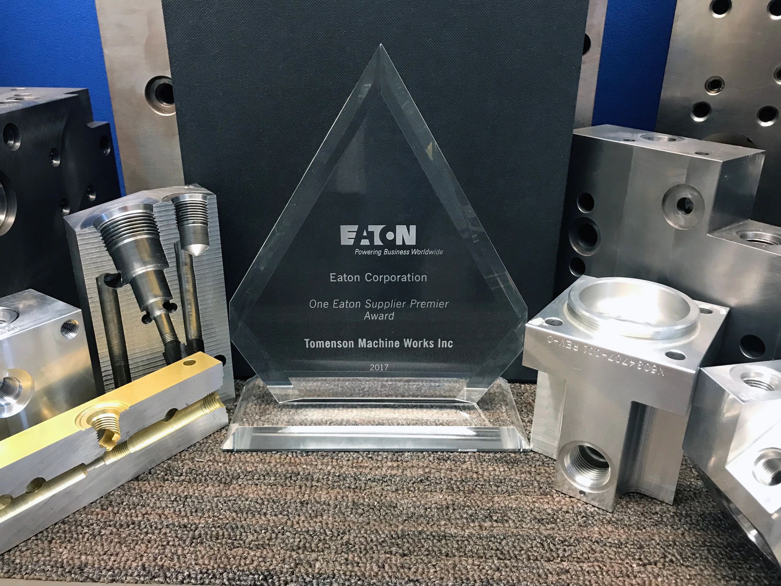 Tomenson Receives Premier Supplier Award from Eaton