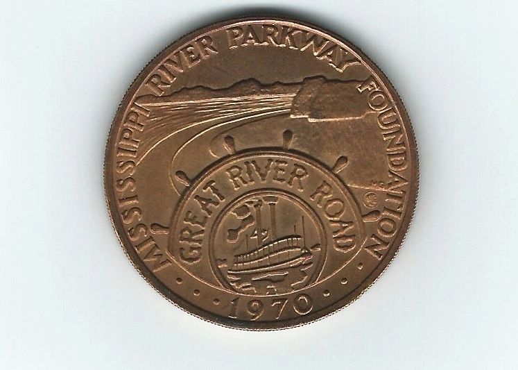 1970 Great River Road - Mississippi River Parkway Foundation COIN