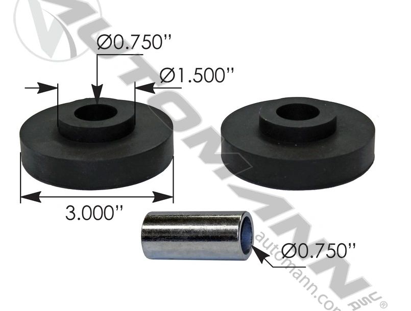 M17341 - Radiator Mount Bushing Kit Freightliner