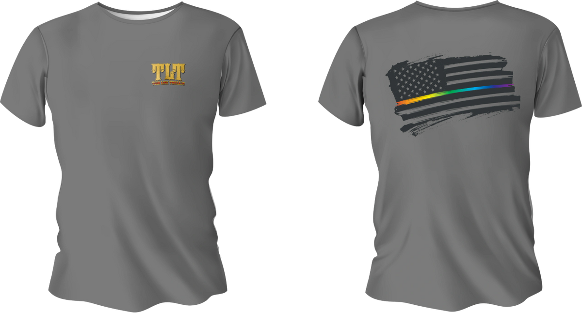 Thin Line Pride Flag - Grey