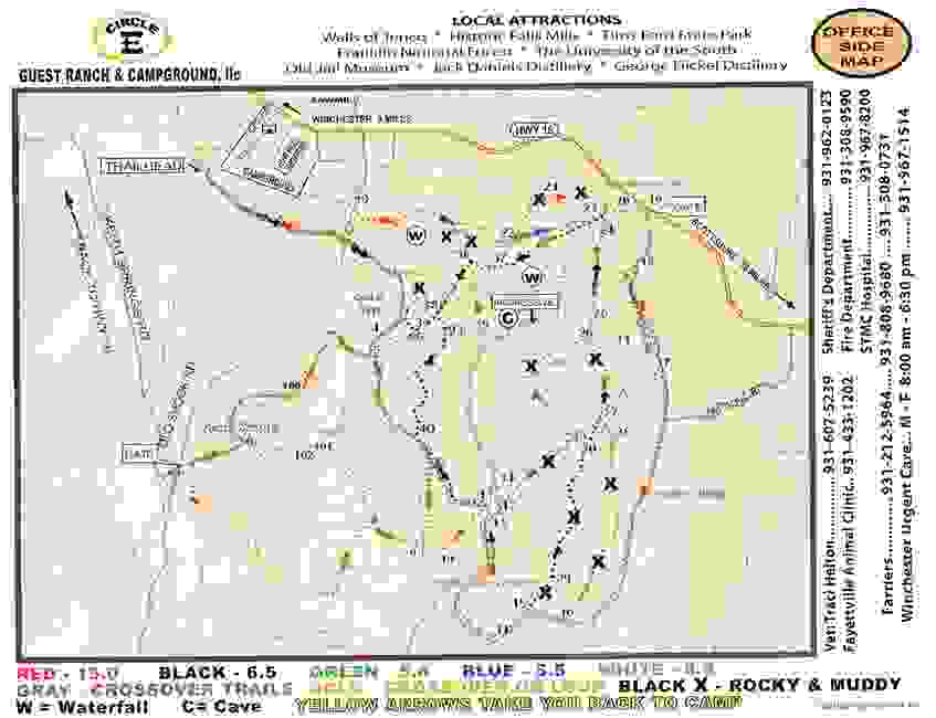 Maps | Circle E Guest Ranch, LLC