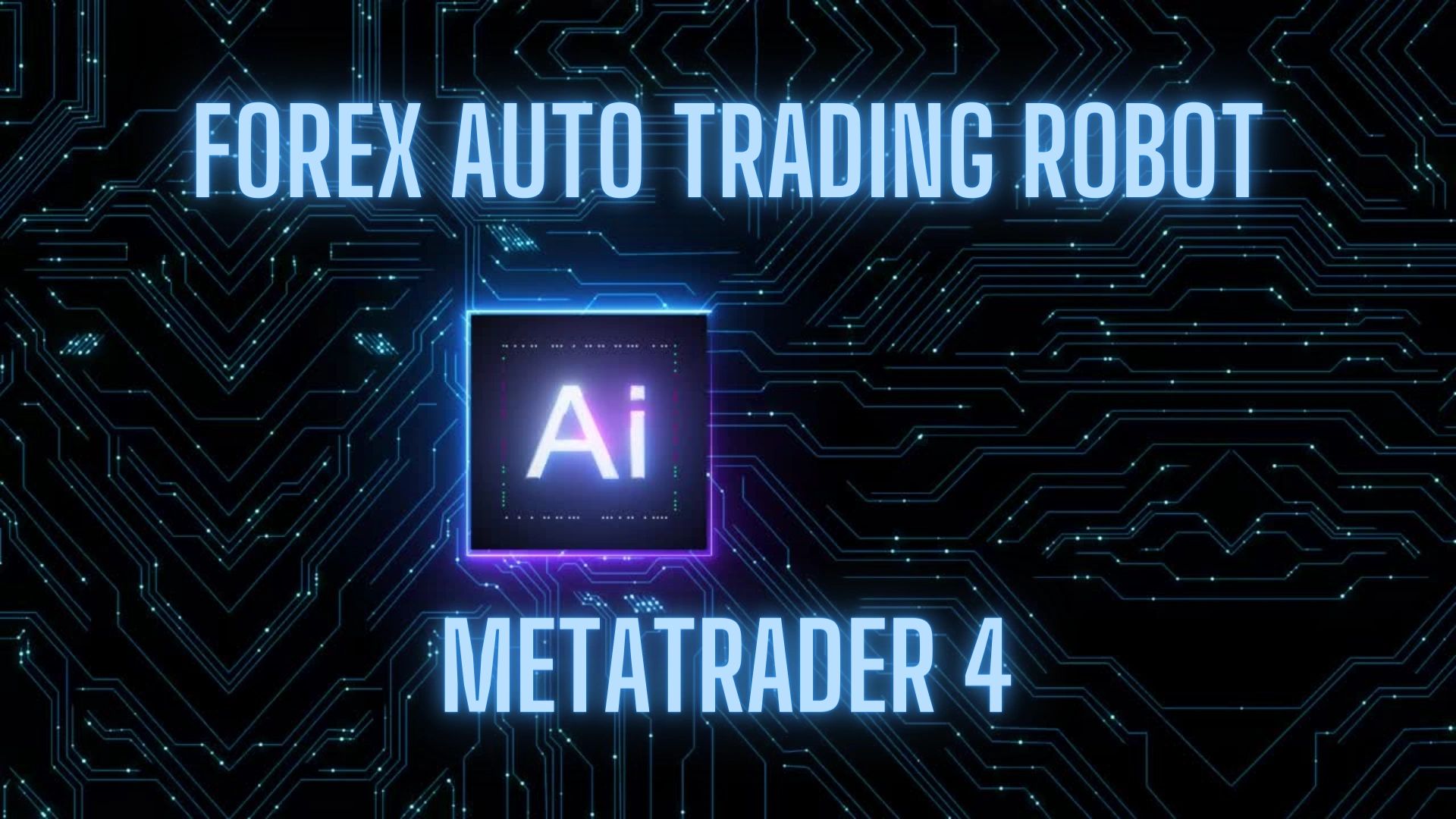 Forex auto trading Robot Expert advisor indicator