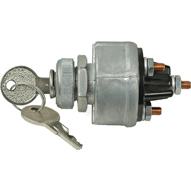 Ignition switch w/2 PK556 keys "Polak" NH skid loaders - Part # 641833 ...