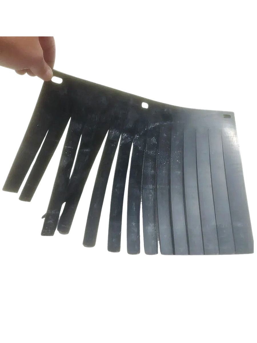 Rubber deflector on hammer mill hopper NH 351 352 353 354 - Part ...