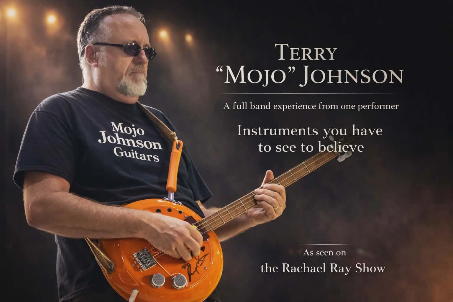 Terry Mojo Johnson's One-Man Band. Mojo Johnson Guitars - Custom Guitar ...