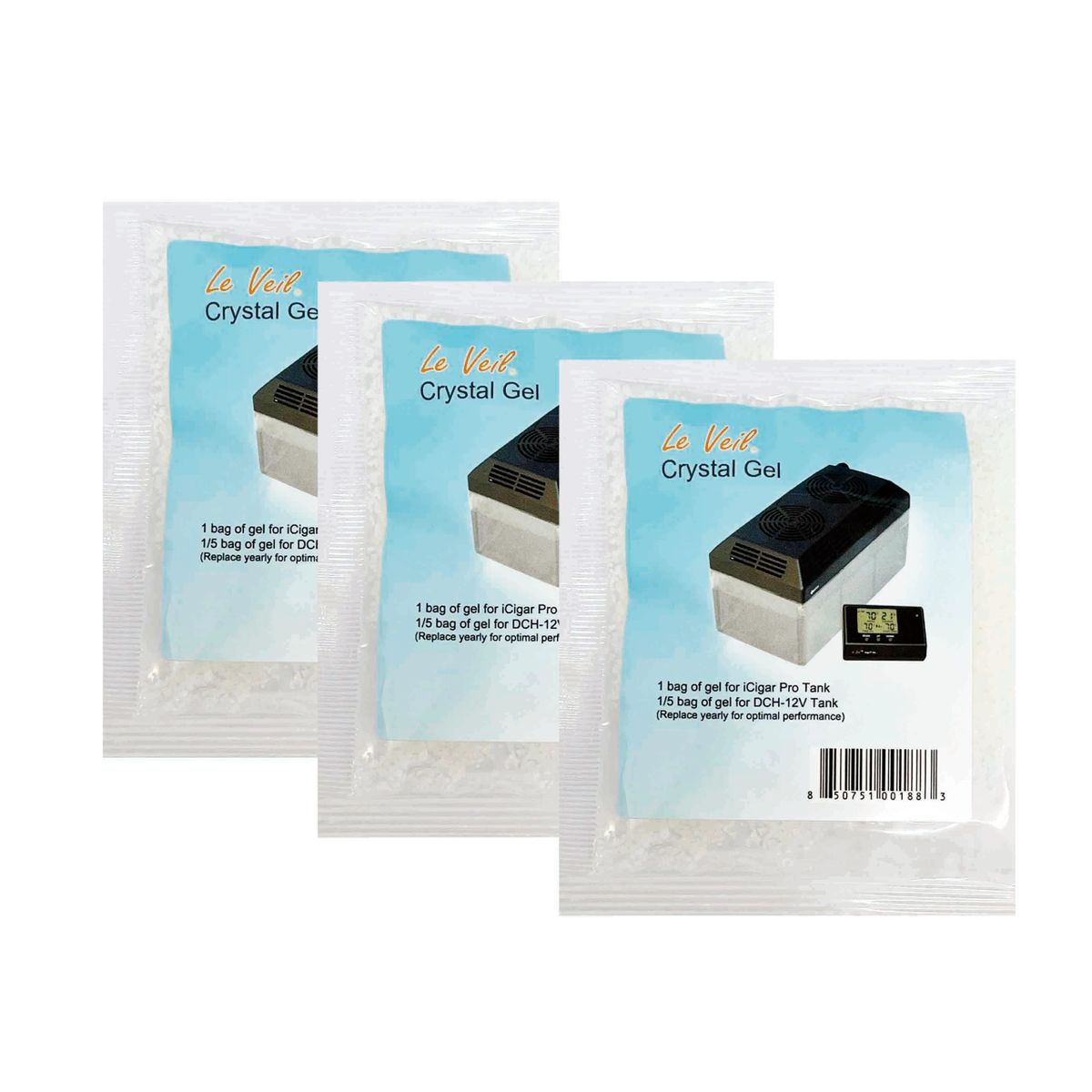 iCigar humidifier Refill Premium Gel 3-bags