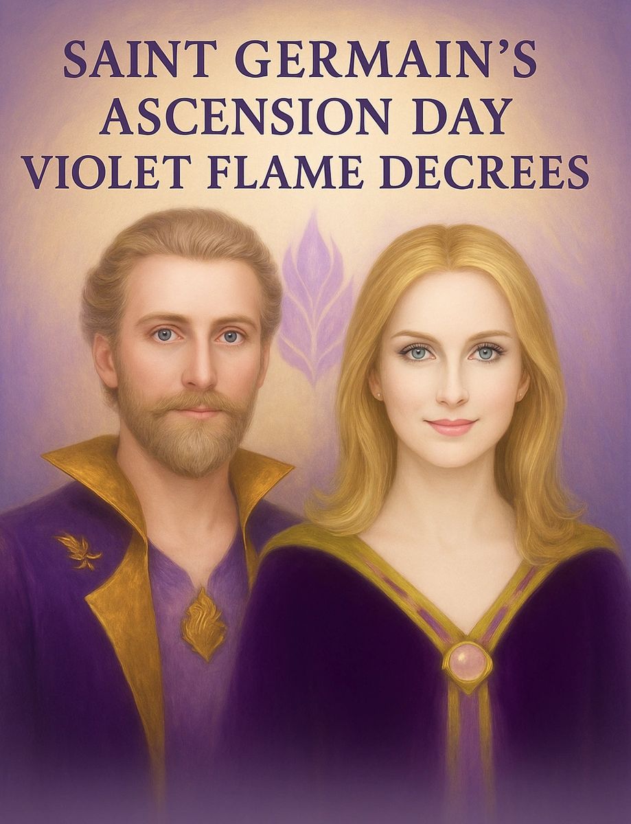 Saint Germain's Ascension Day Violet Flame Decrees