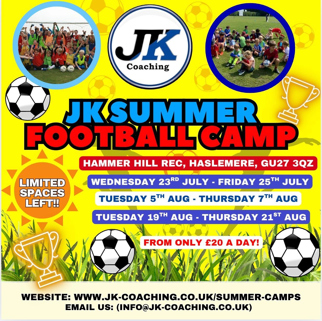 JK Coaching - Football Coaching, Football Academy
