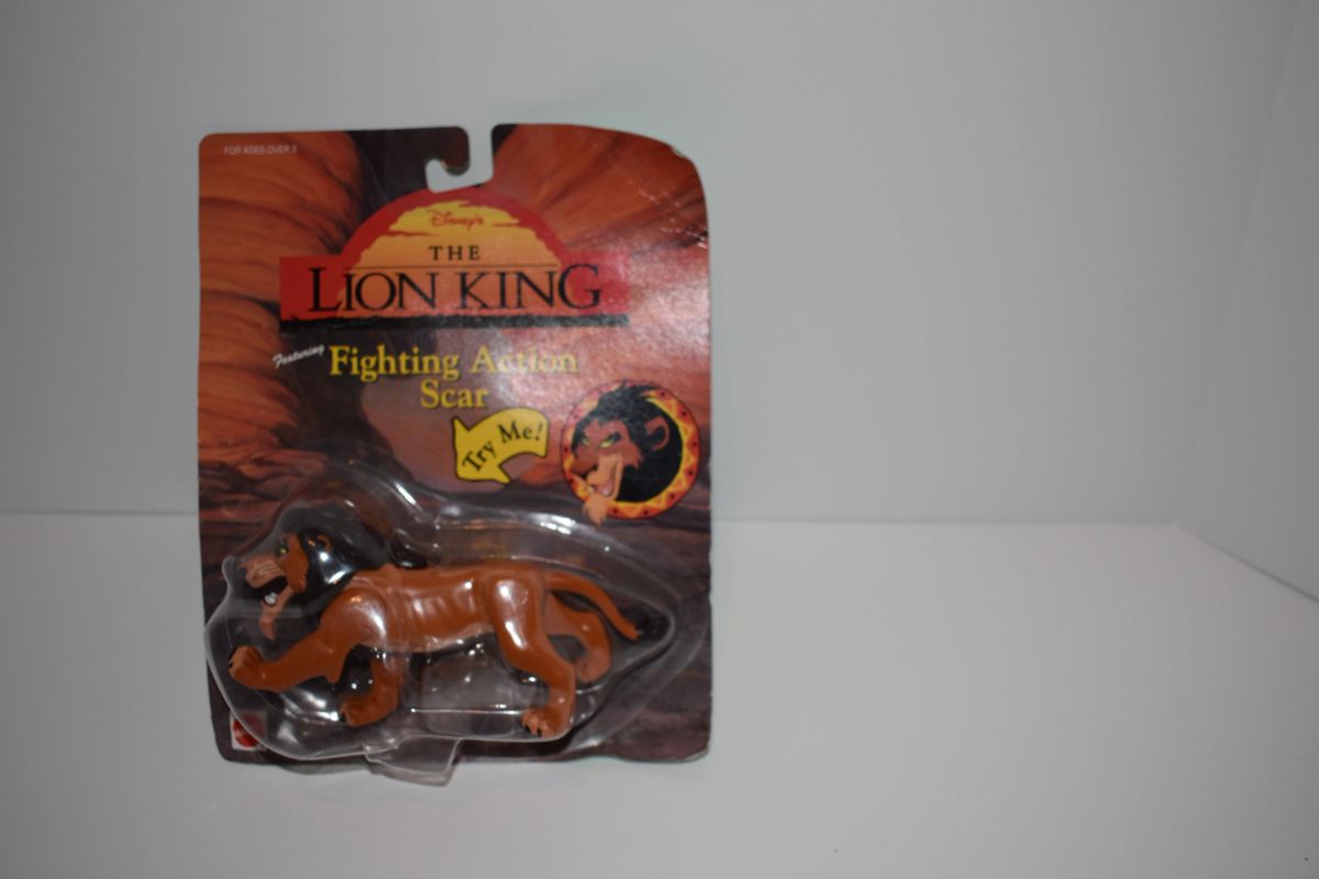 Mattel Disney's The Lion King Fighting Action Scar MOC