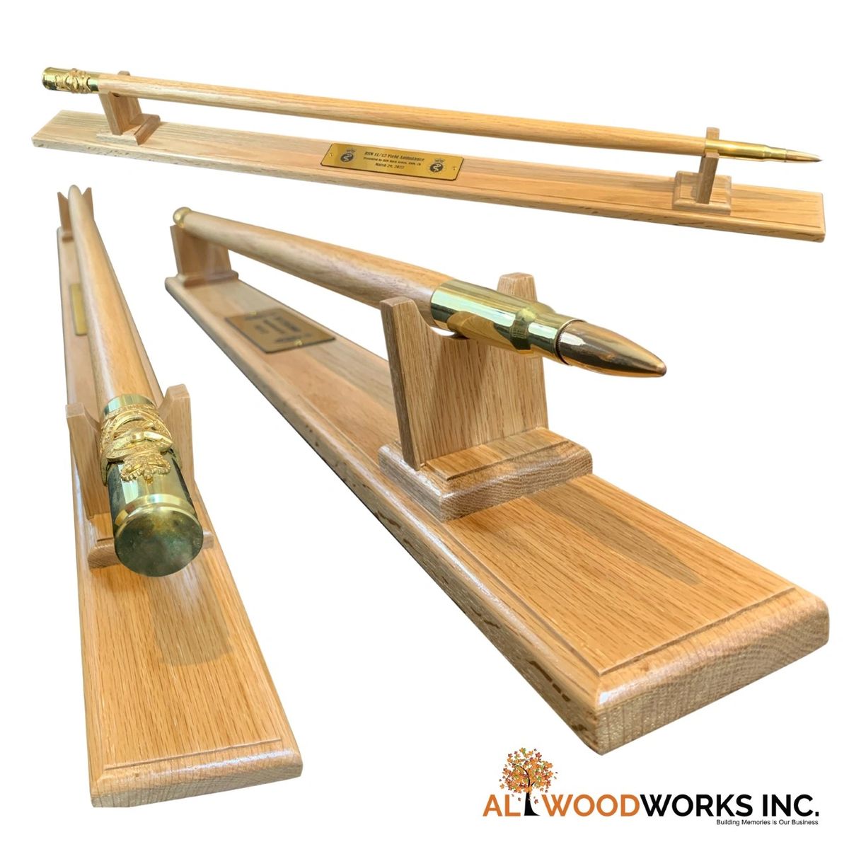 Desktop pace stick and cane holder