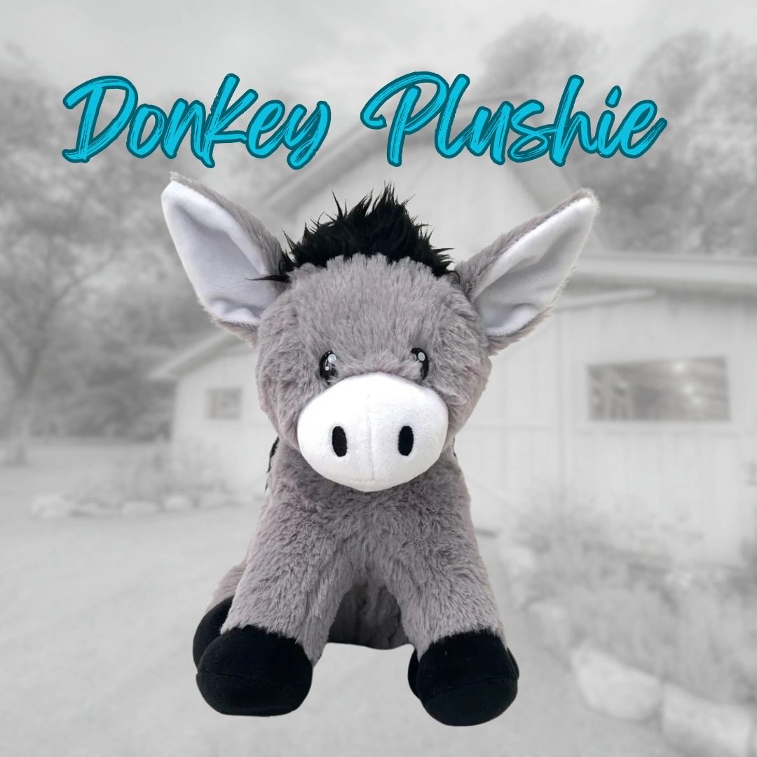 Donkey Stuffed Animal with Sound - Hank the Donkey Plushie