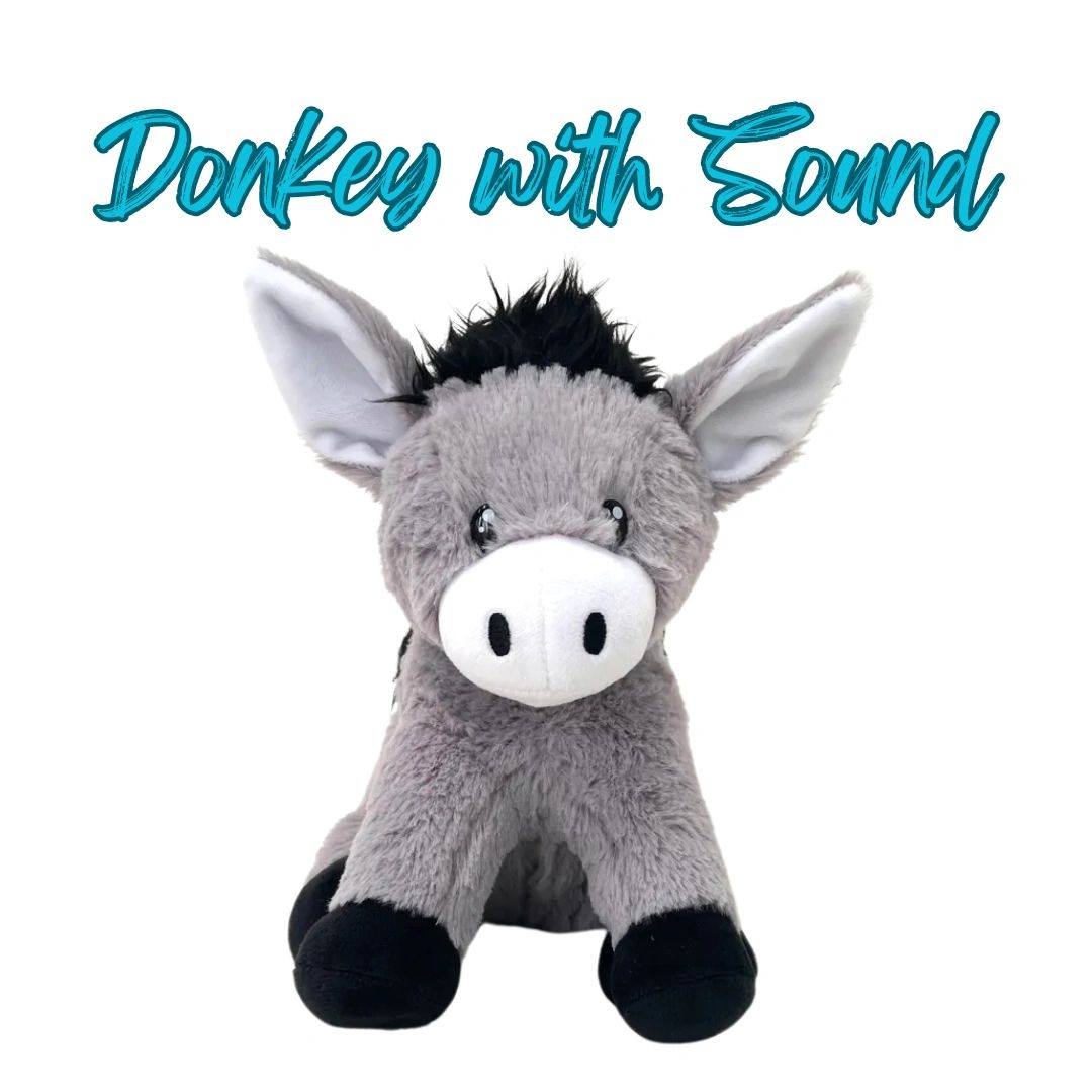 Donkey Stuffed Animal with Sound - Hank the Donkey Plushie