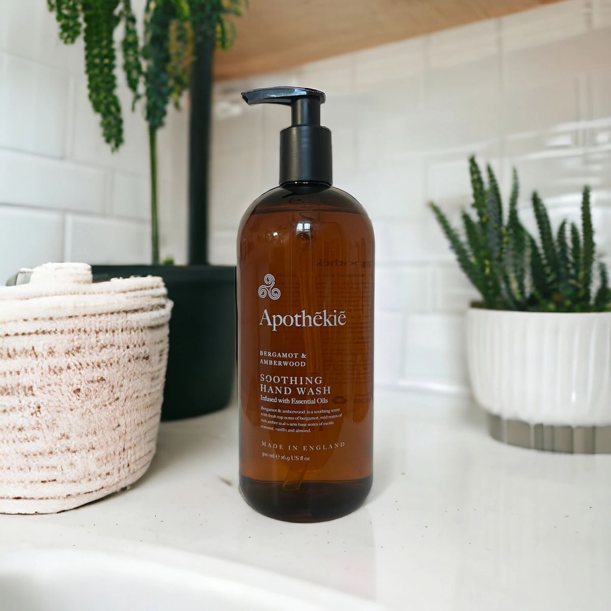 Apothekie Bergamot & Amberwood 500ml Hand Wash