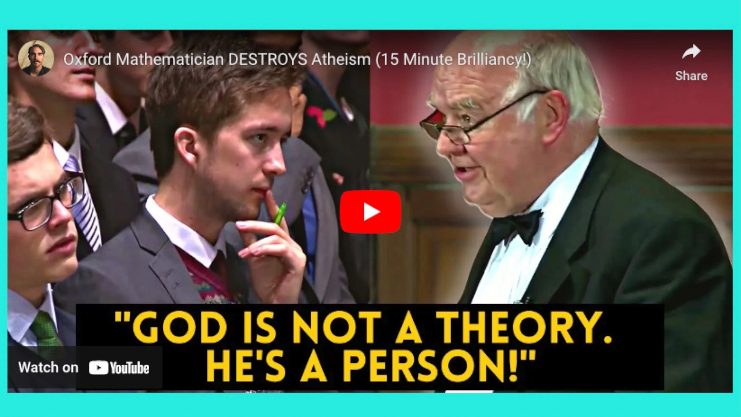 A Brilliant Explanation of God By Oxford Mathematician!