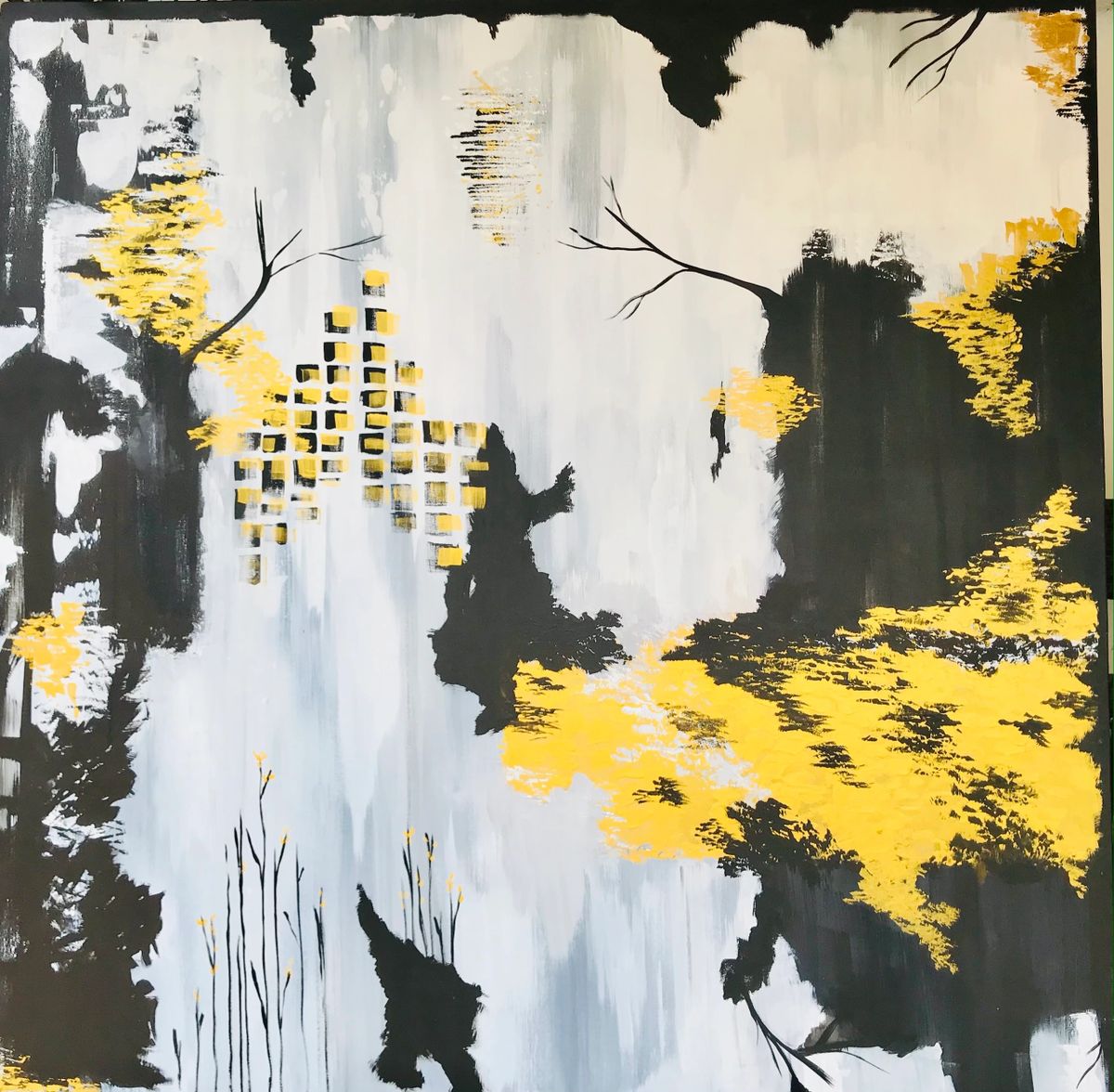 Golden Muse - Acrylic on Canvas