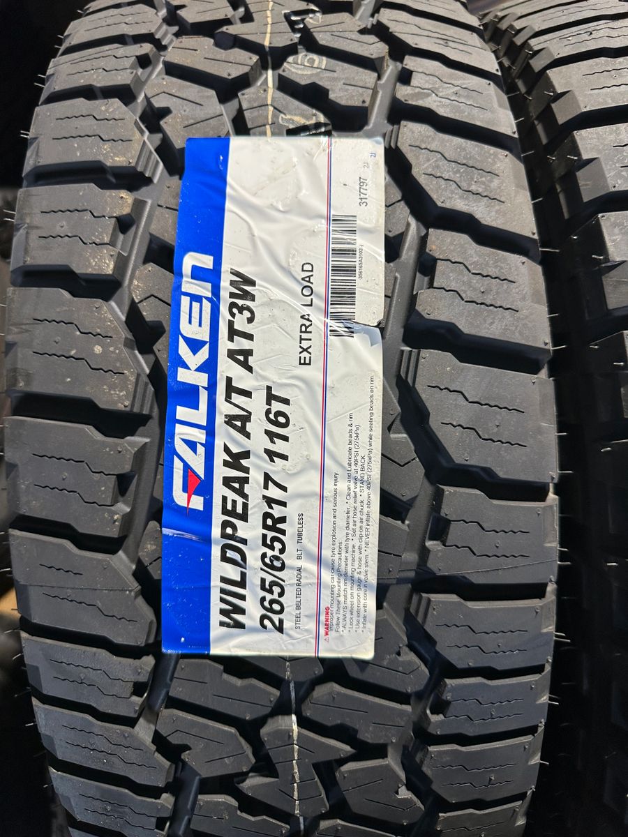 Falken 265/65R17 116T AT3W **Pick-Up Price only** Fitting Available