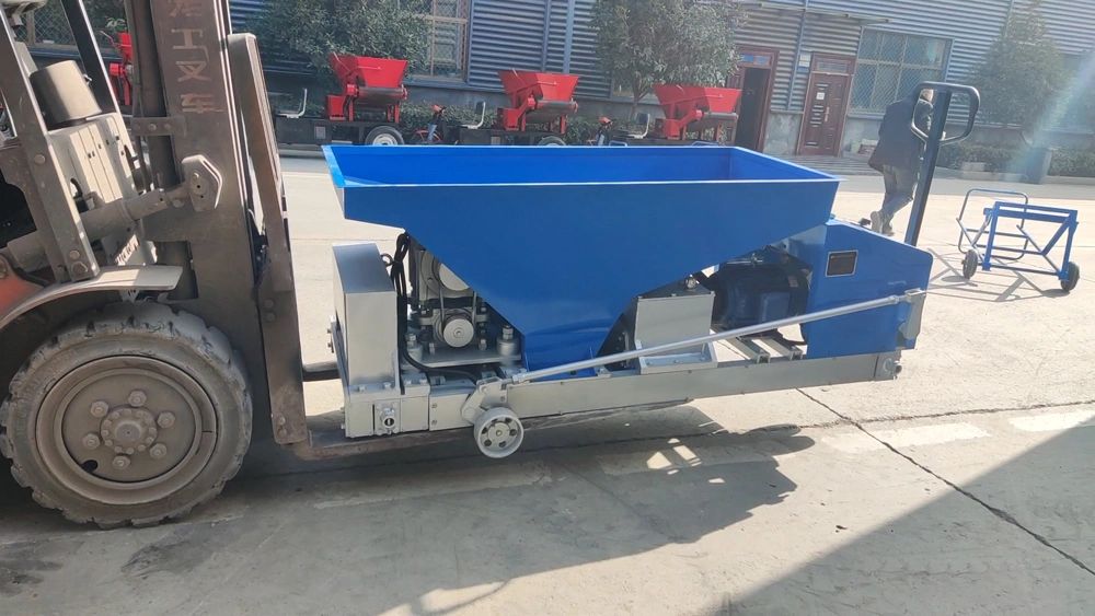 How to properly pick up precast wall panel machine with forklift