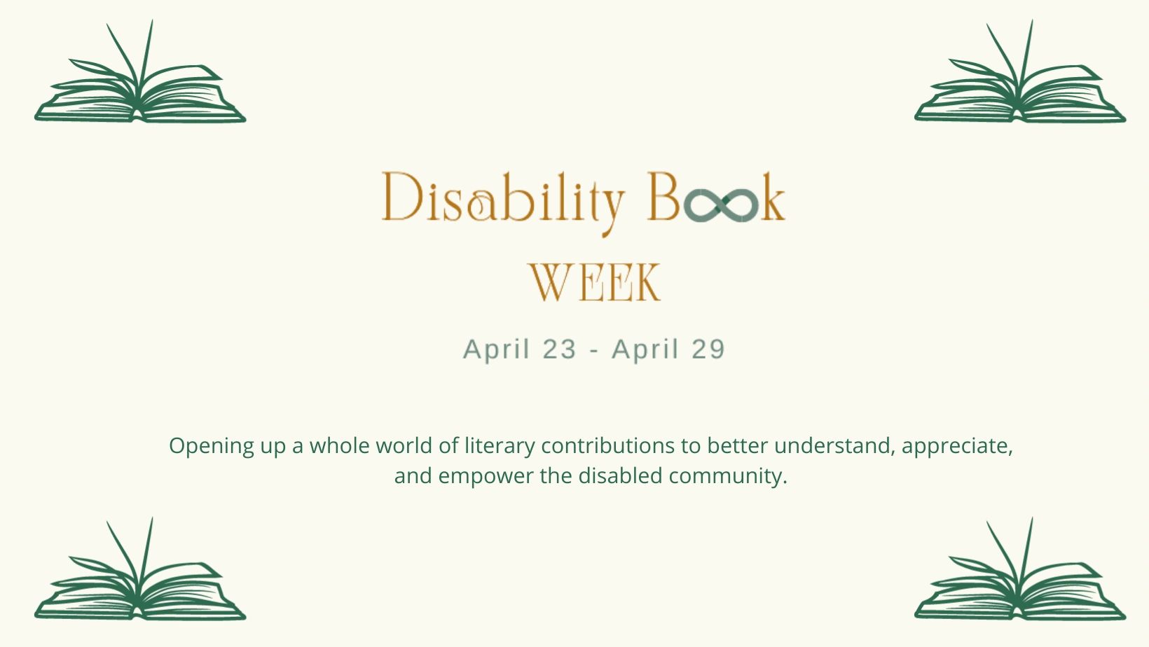 Disability Book Week - Disability Book, Inclusive Books