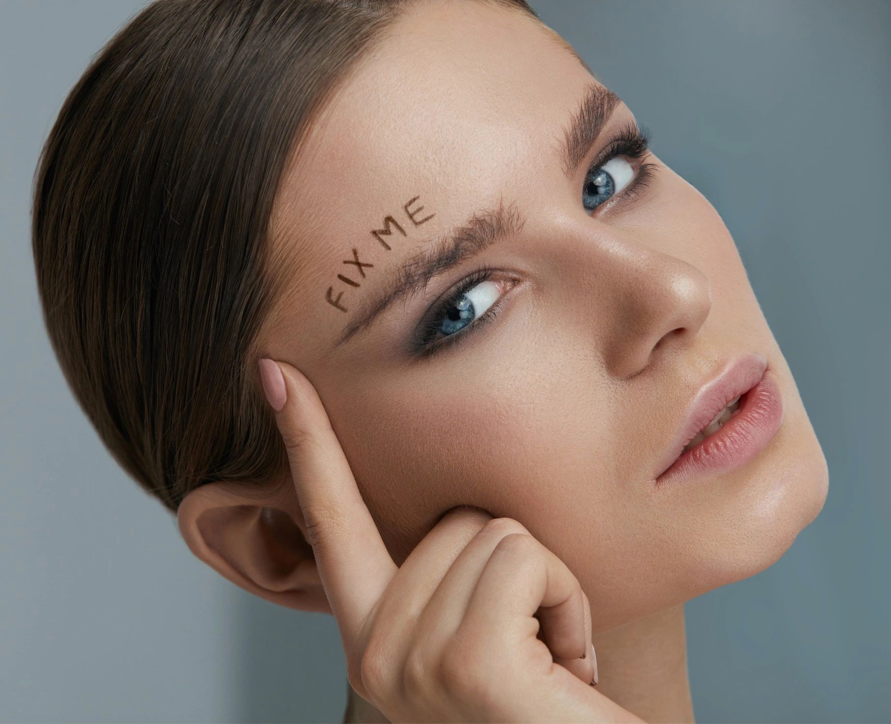 Botched Eyebrow tattoo