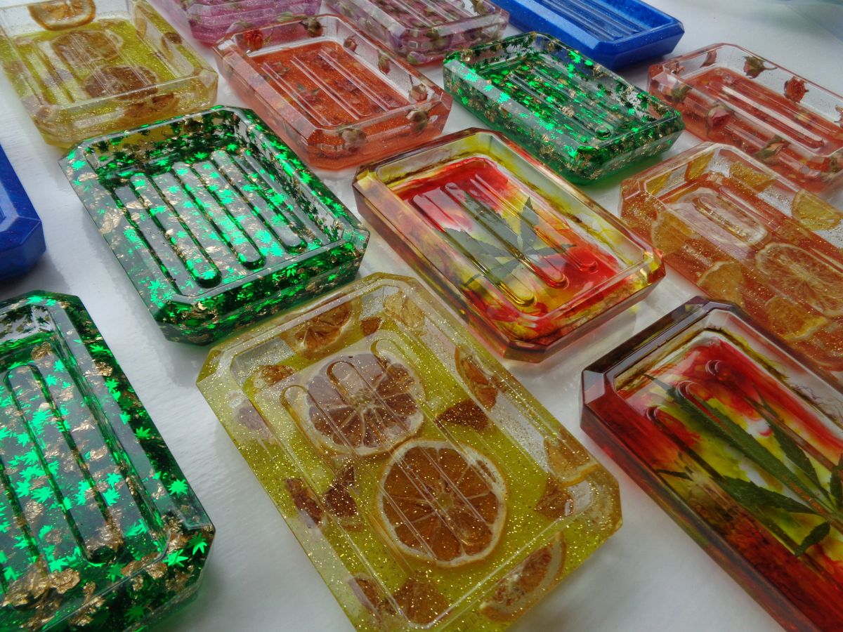 Epoxy Resin Soap Dishes, Coasters & More