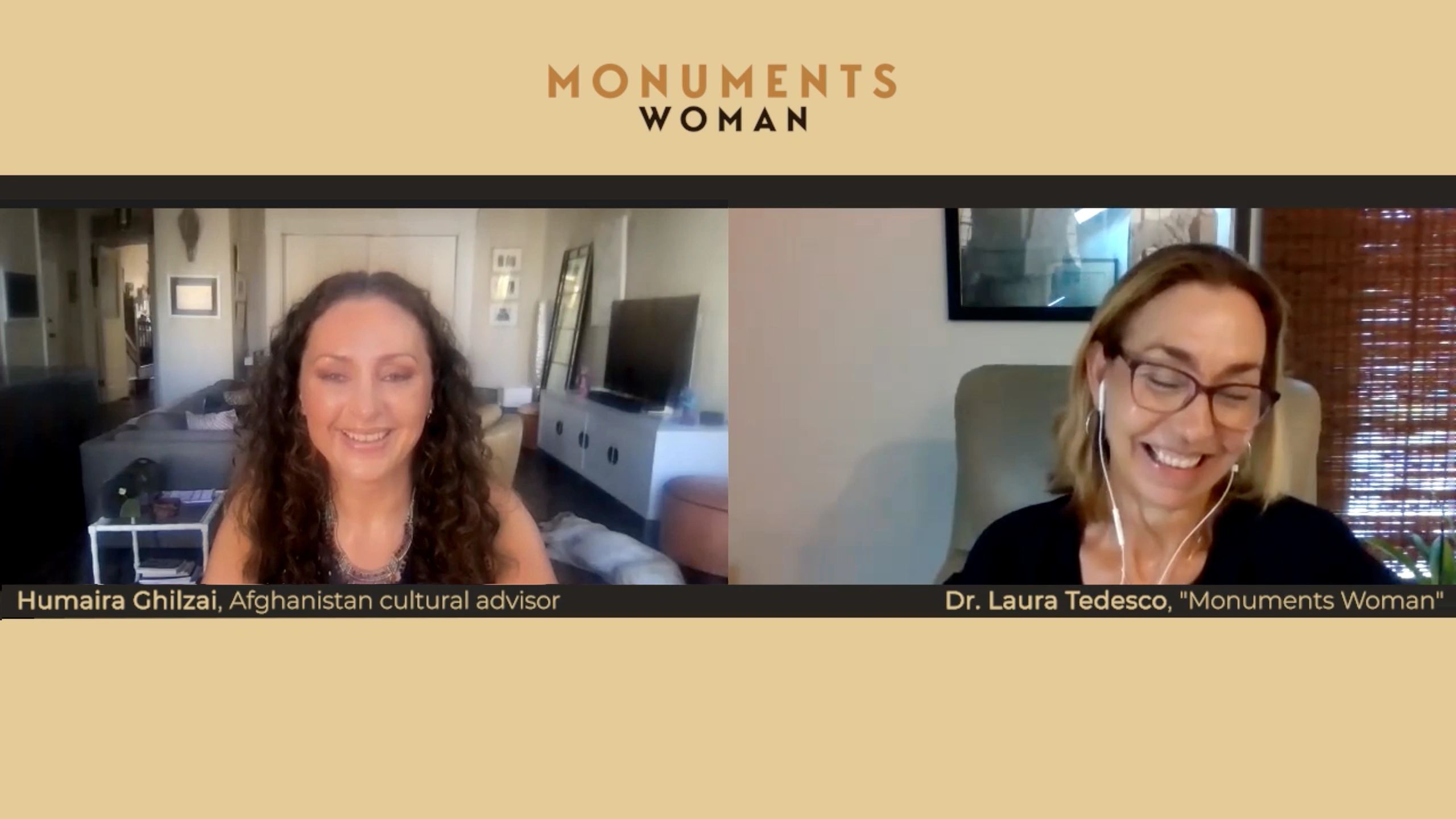 Laura Tedesco and Humaira Ghilzai, in conversation