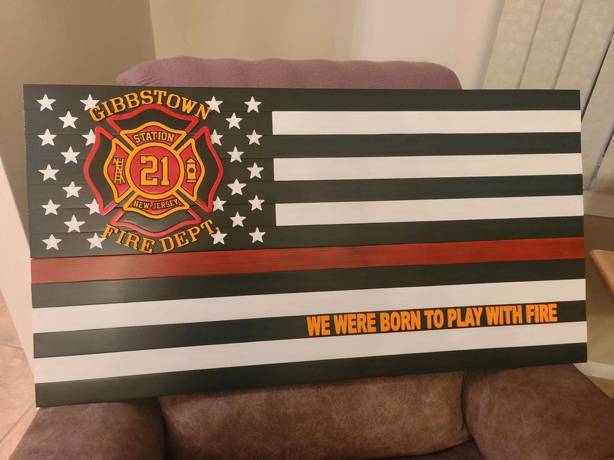 Custom Firefighter Flag