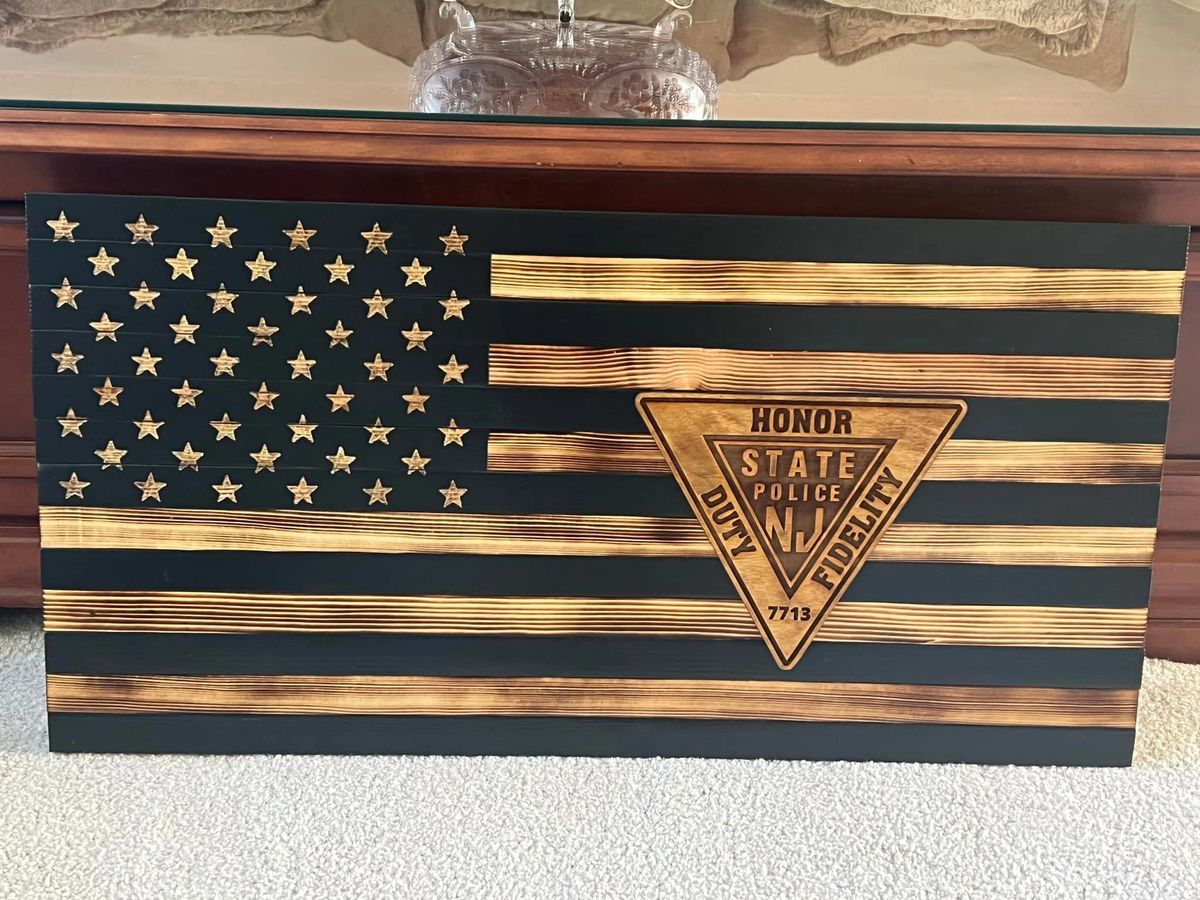 NJ State Police Flag