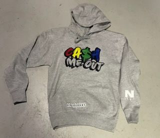 Gray Cash Me Out Hoodie