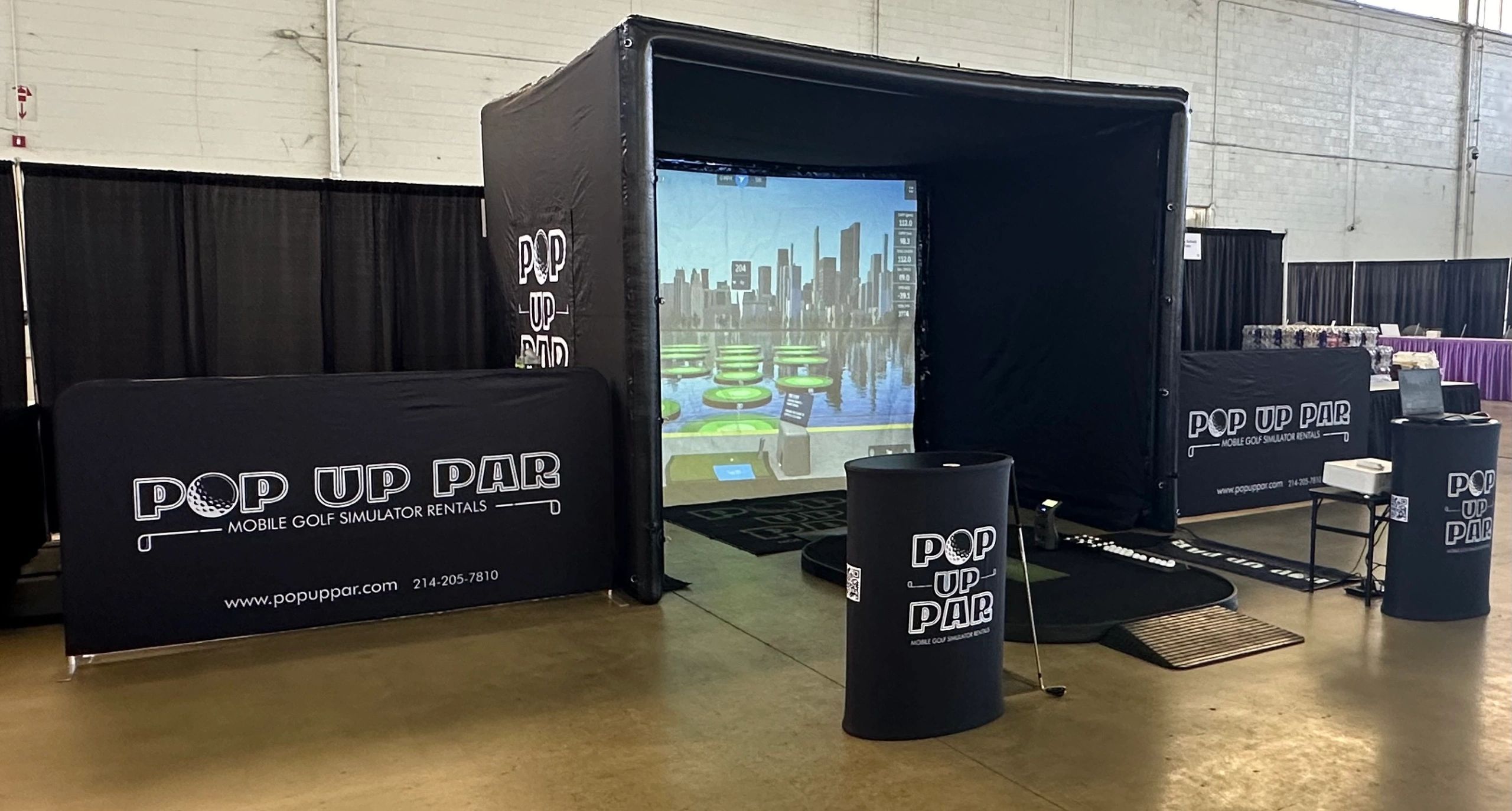 Mobile Golf Simulator Rental Near Me | Pop Up Par
