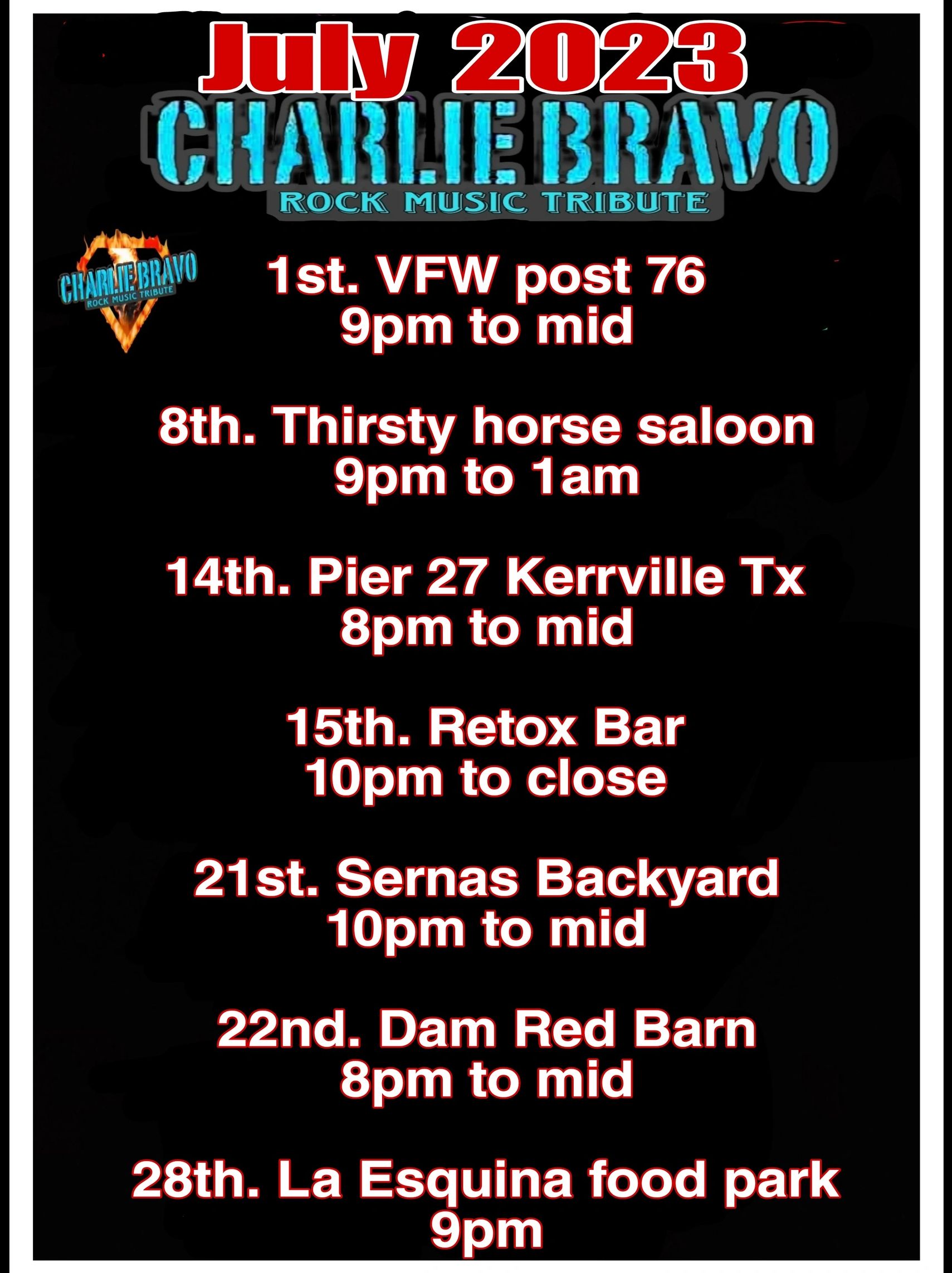 Charlie Bravo Band - Live Band - San Antonio, Texas