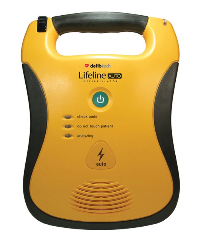 Defibtech DCF-A130-EN Lifeline AUTO Defibrillator Package with 7 year ...