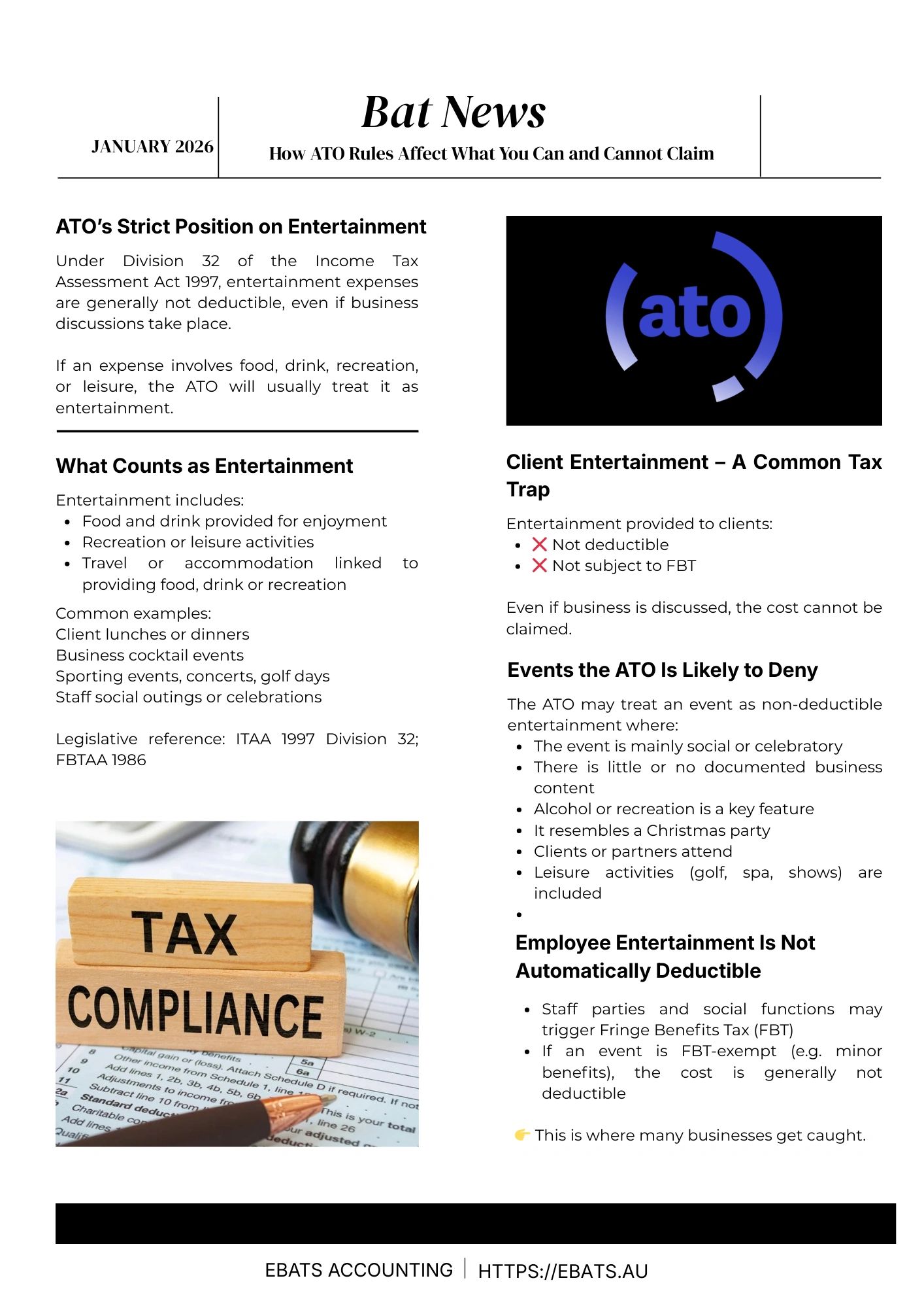 How ATO Rules Affect What You Can and Cannot Claim