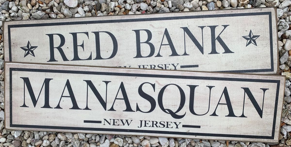 6x24 Custom Rustic Style Wood Town Name Sign