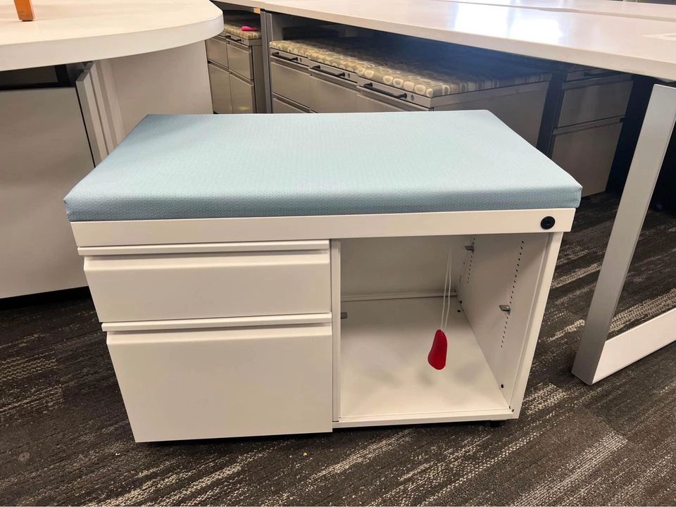 herman Miller file cabinet Benches with Cushion top $99 ea